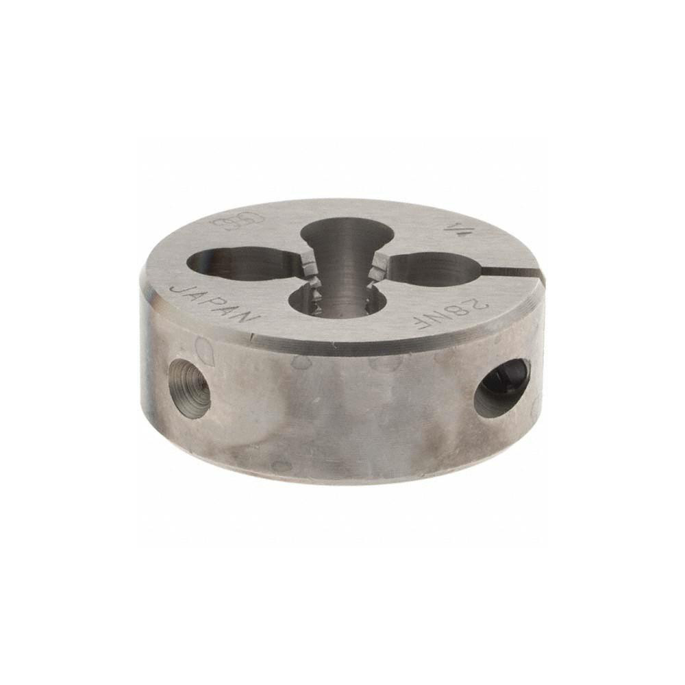 OSG - Round Die: 1/4-28, 1" OD, High Speed Steel | MSC Direct