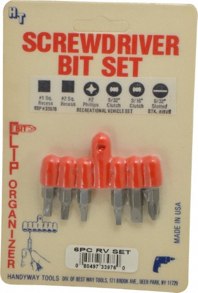 Value Collection - Screwdriver Insert Bit Set: | MSC Direct