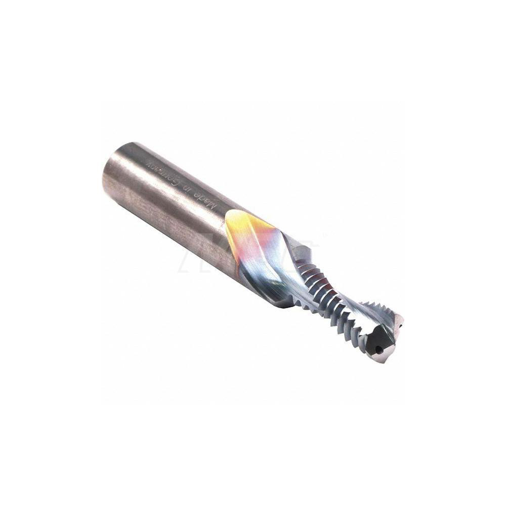 Emuge - Helical Flute Thread Mill: M8x1.25, Internal, 2 Flute, 10.00 mm ...