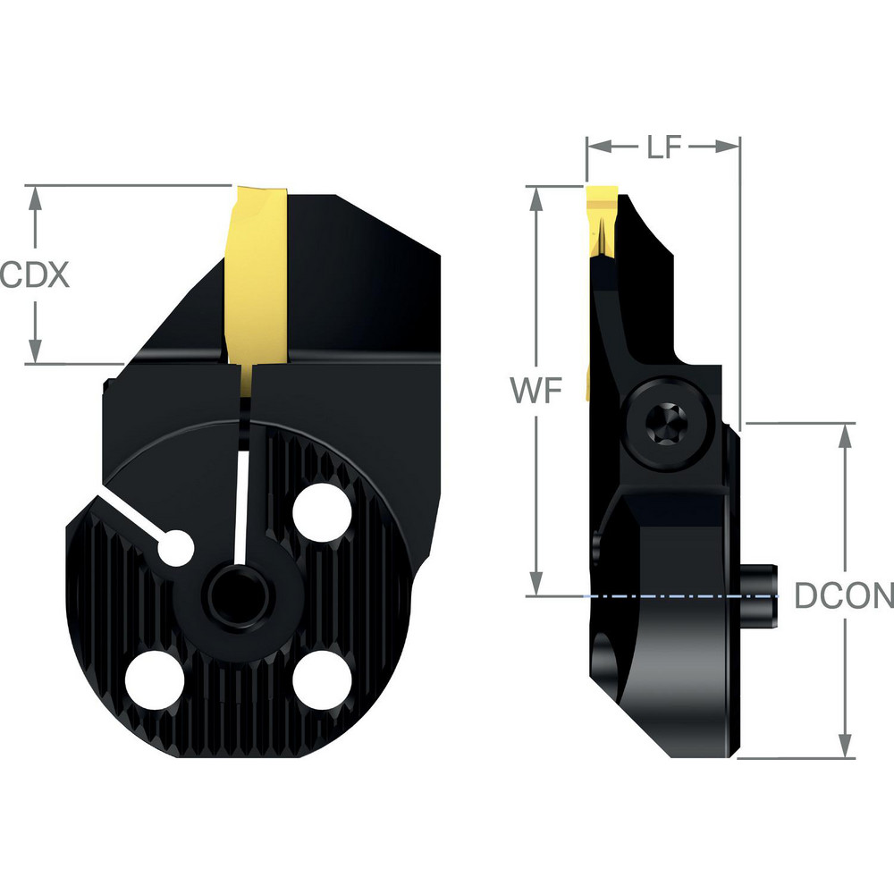 Sandvik Coromant - Modular Grooving Cutting Unit Heads: System Size: 32 ...