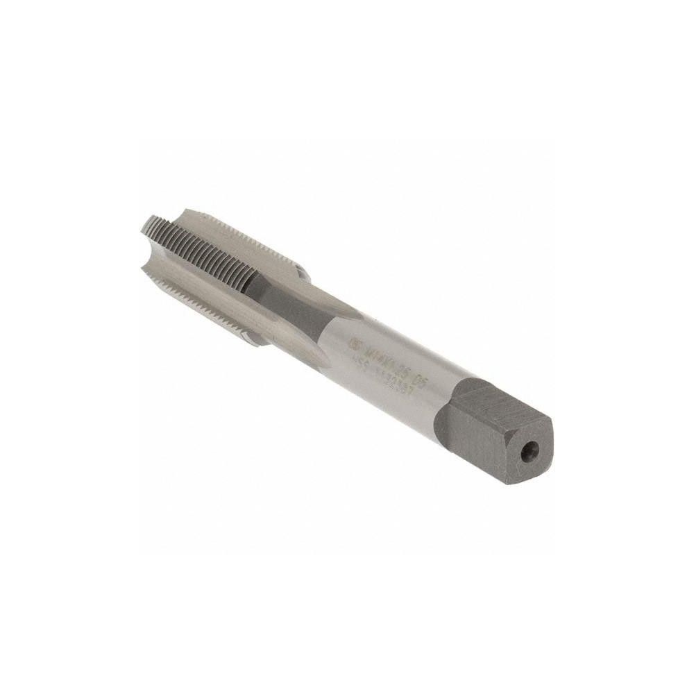 OSG - Straight Flute Tap: M14x1.25 Metric Fine, 4 Flute, Plug Chamfer ...