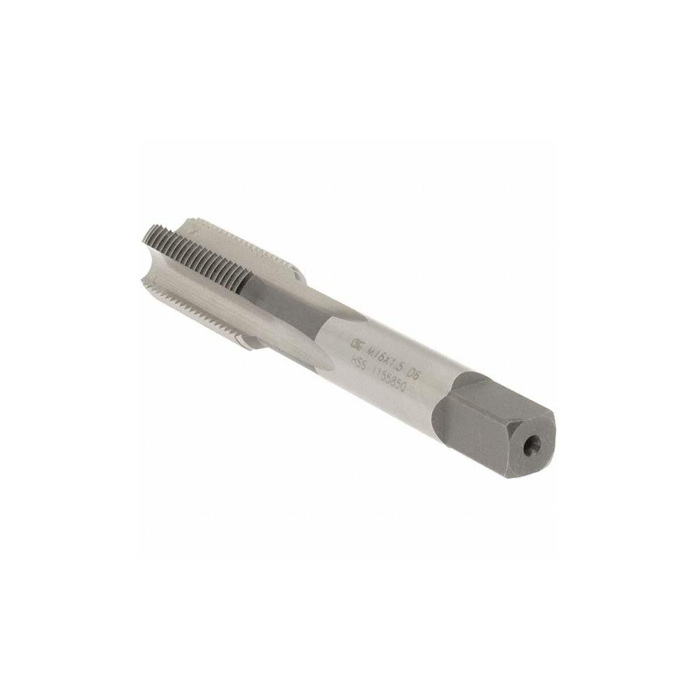 OSG - Straight Flute Tap: M16x1.5 Metric Fine, 4 Flute, Bottoming ...