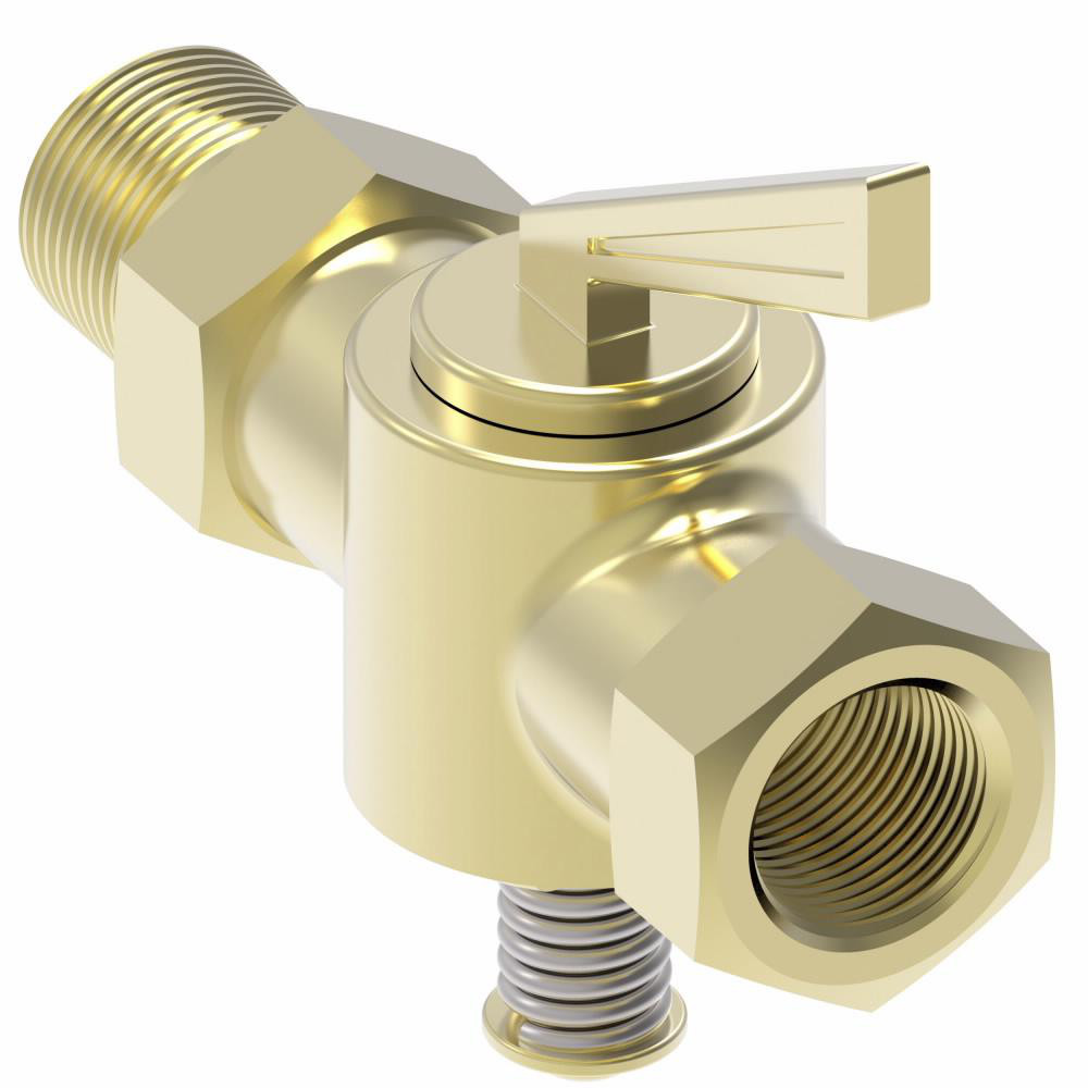 Eaton - Steel Pipe Fitting Drain Cock & Shutoff Valve | MSC Direct
