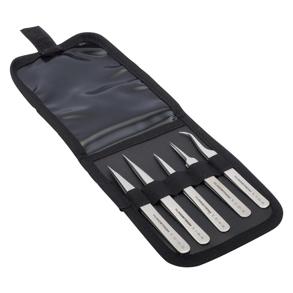 Lindstrom Tool - Tweezer Sets: Material: Stainless Steel; Number of ...