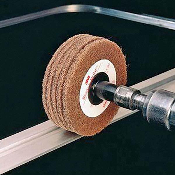 3M - 3" Medium Grade Aluminum Oxide Deburring Disc - 01608660 - MSC ...