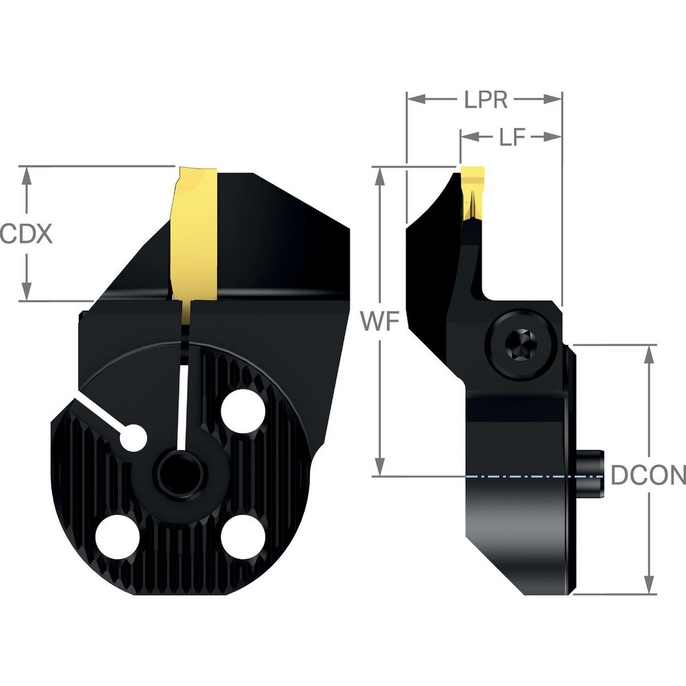Sandvik Coromant - Modular Grooving Cutting Unit Heads: System Size: 40 ...