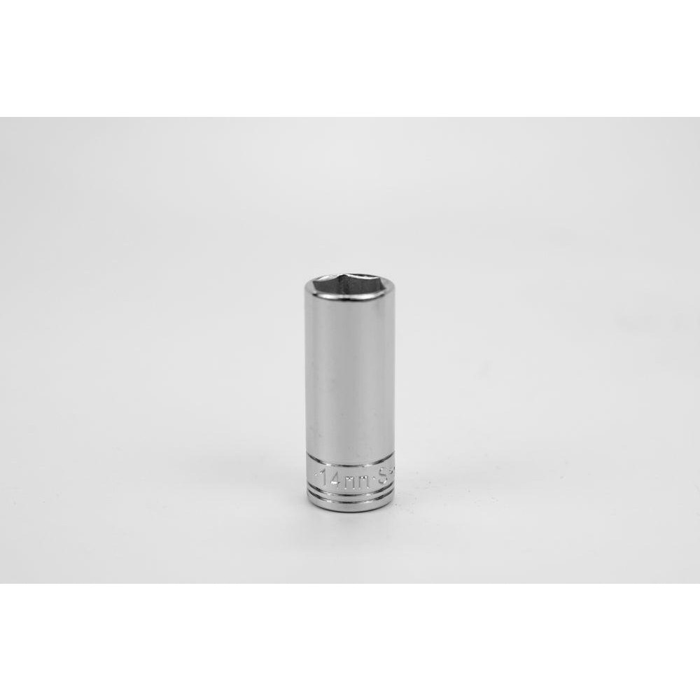SK - Deep Hand Socket: 3/8" Drive, 14.00 mm Socket, 6-Point | MSC Direct