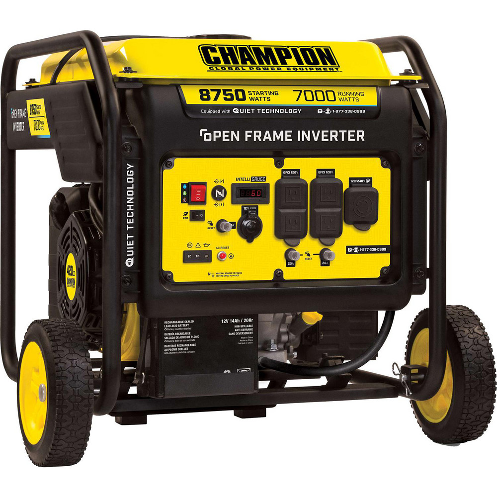 Champion Power Equipment - Portable Power Generator: Gasoline, 7,000W ...