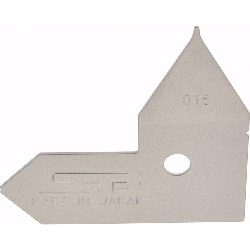 SPI - Radius Gage Set: Stainless Steel, 0.01 to 0.5" Radius, 26 pc ...
