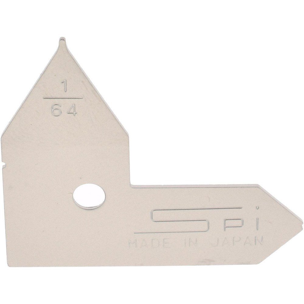 SPI - Radius Gage Set: Stainless Steel, 1/64 to 1/2" Radius, 25 pc ...
