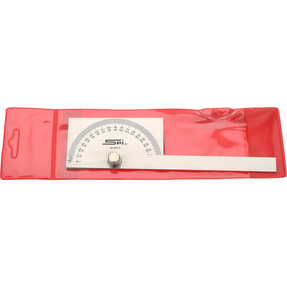 SPI - 6 Inch Long Blade, 180° Max Measurement, 1° Dial Graduation ...