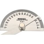 SPI - 6 Inch Long Blade, 180° Max Measurement, 1° Dial Graduation, Half ...