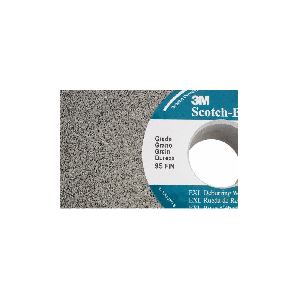 3M - Deburring Wheel: 6" Dia, 1" Face Width, 1" Hole, 9 Density ...