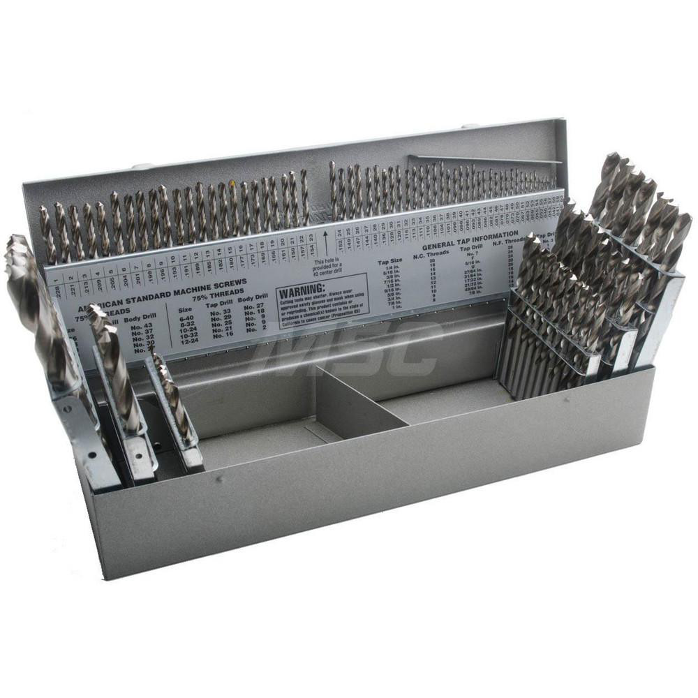 Triumph Twist Drill - Drill Bit Set: Jobber Length Drill Bits, 115 Pc ...