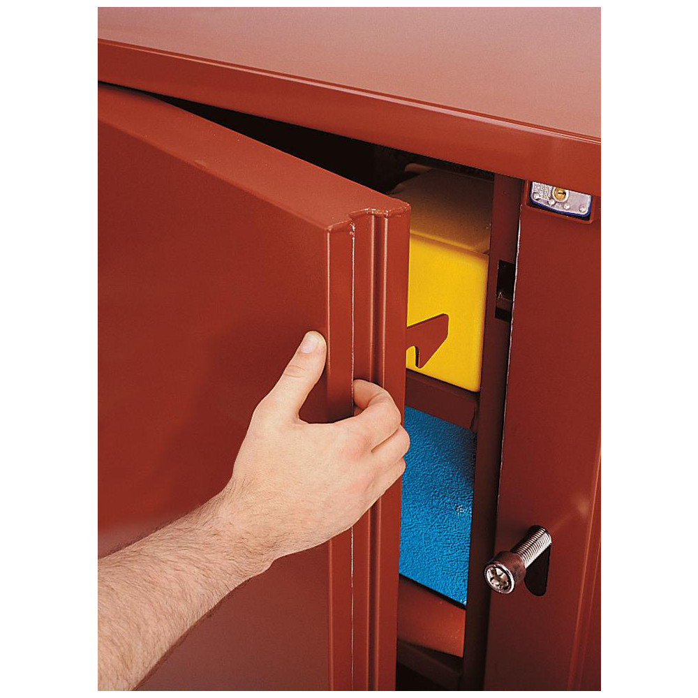 Jobox - Jobsite Cabinet: 60-3/4" High, Steel, Brown | MSC Direct