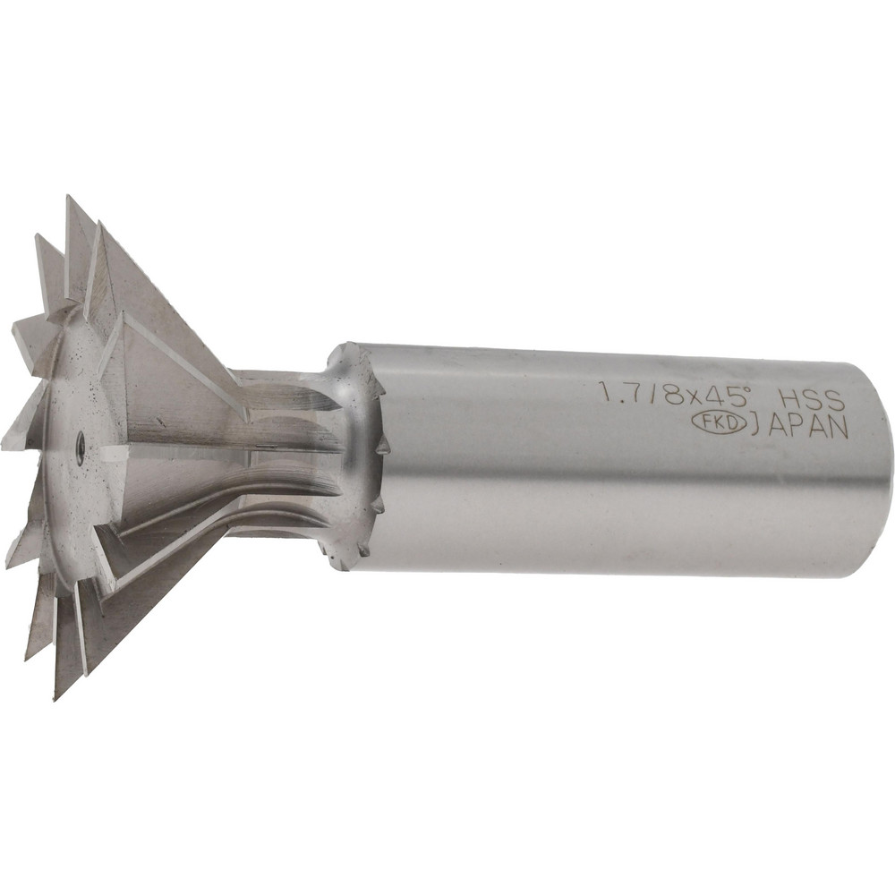 Value Collection - Dovetail Cutter: 45 °, 1-7/8" Cut Dia, 13/16" Cut ...