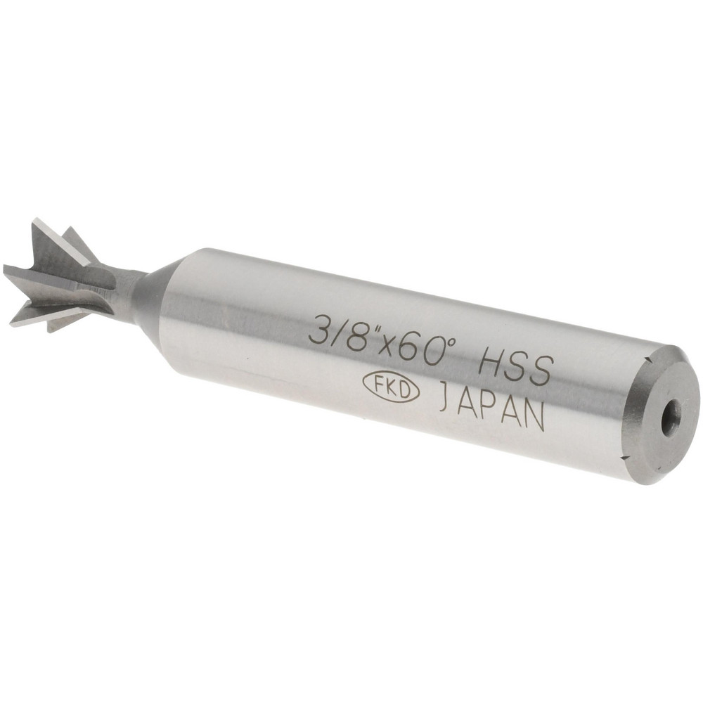 Value Collection - Dovetail Cutter: 60 °, 3/8" Cut Dia, 3/16" Cut Width ...