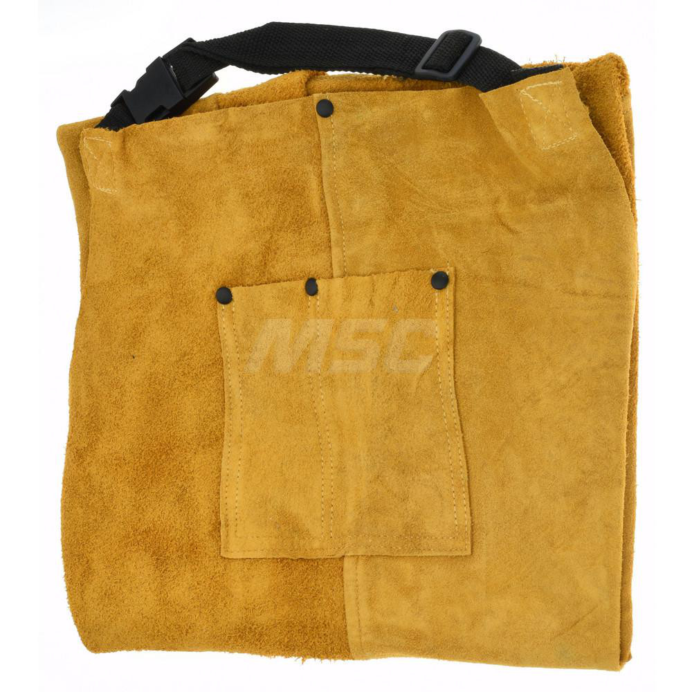 PRO-SAFE - Split Leg Apron: 11 oz, Leather | MSC Direct