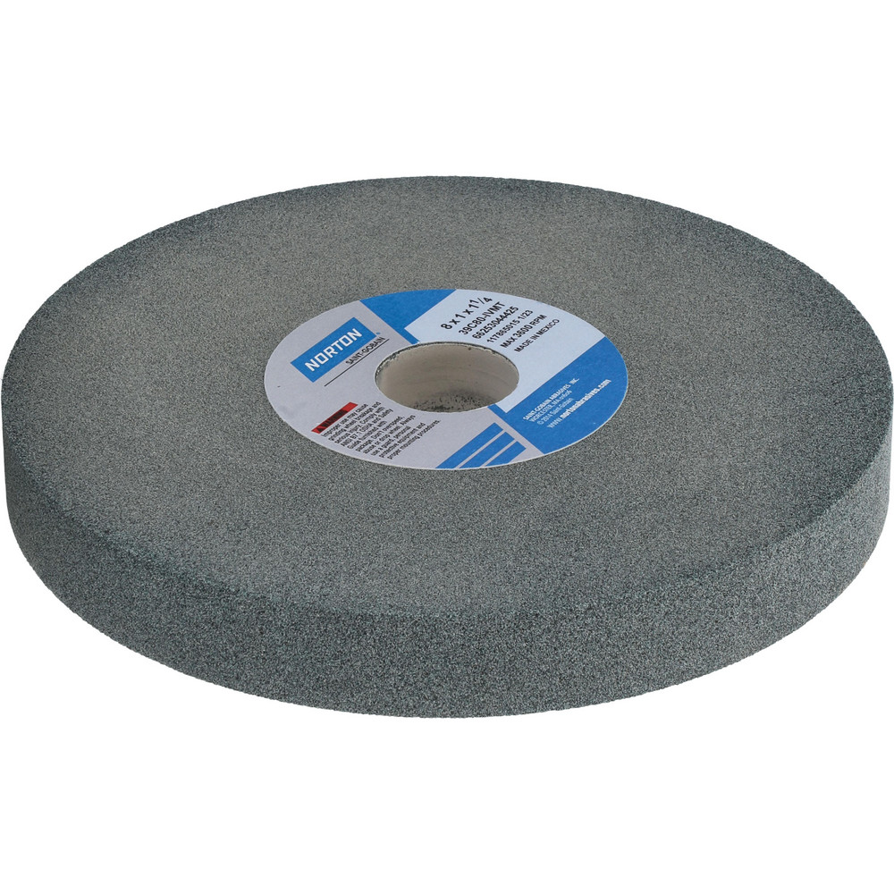 Norton - Surface Grinding Wheel: 8" Dia, 1" Thick, 1-1/4" Arbor, 80 ...