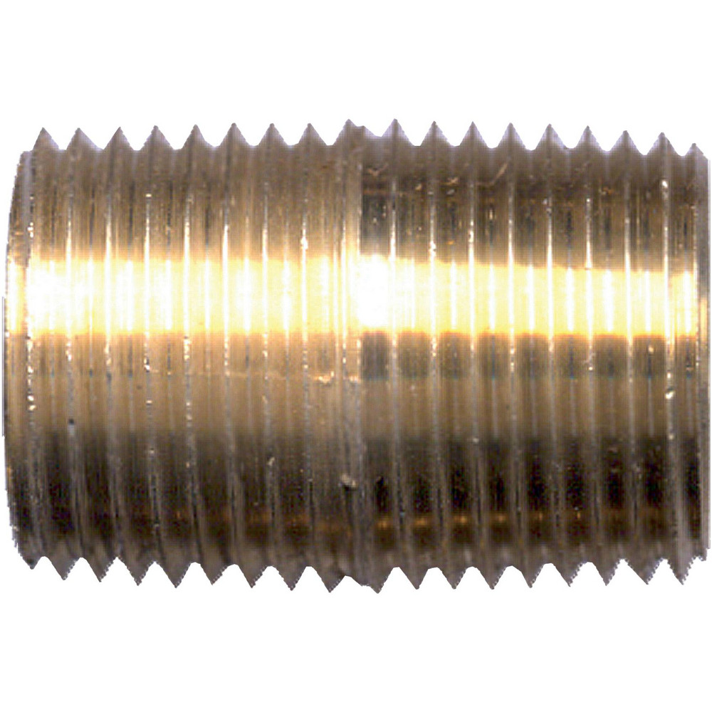 Fairview - Brass Pipe Nipples & Pipe: Full or Partial Threading: Fully ...