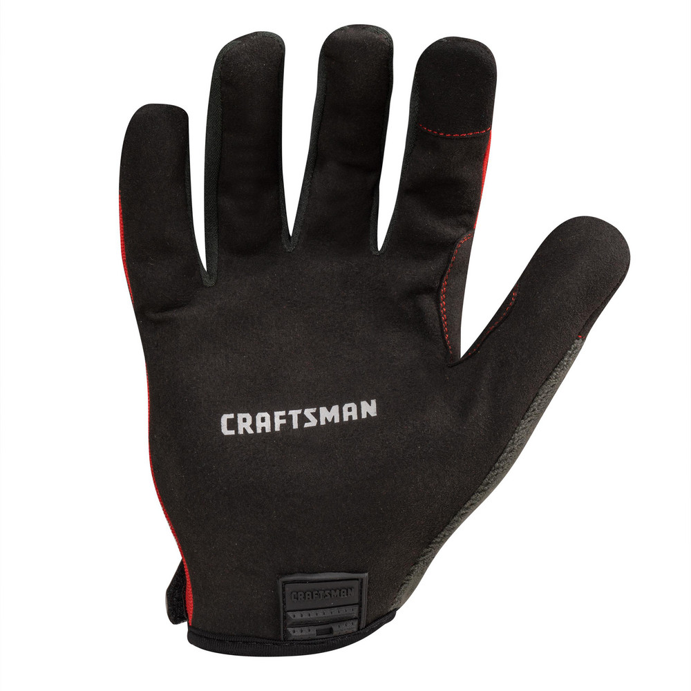 Craftsman - Impact Gloves: CMMT1419, Size Large, Nylon, Polyurethane ...
