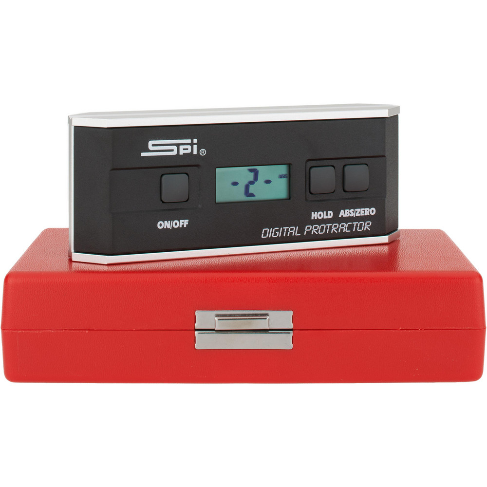 SPI - (1) 360 and (4) 90° Measuring Range, Digital Protractor | MSC Direct