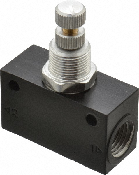 Norgren - Air Flow Control Valve: Needle, NPT, 1/4" Tube OD | MSC Direct