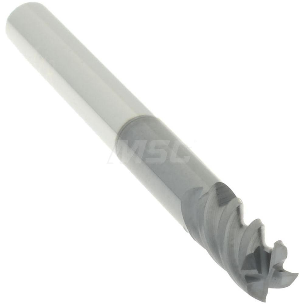 Accupro - Square End Mill: 1/8" Dia, 1/4" LOC, 4 Flute, Solid Carbide | MSC Direct
