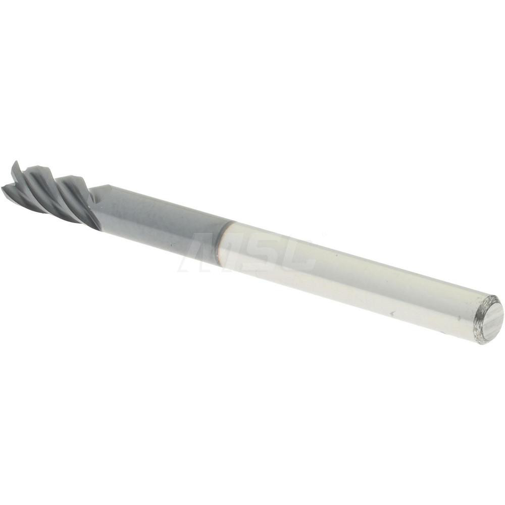 Accupro - Square End Mill: 1/8" Dia, 1/4" LOC, 4 Flute, Solid Carbide | MSC Direct