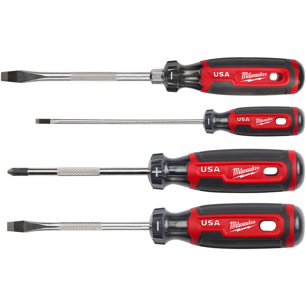 Milwaukee Tool - Screwdriver Sets: Cabinet, Phillips , Slotted, None ...