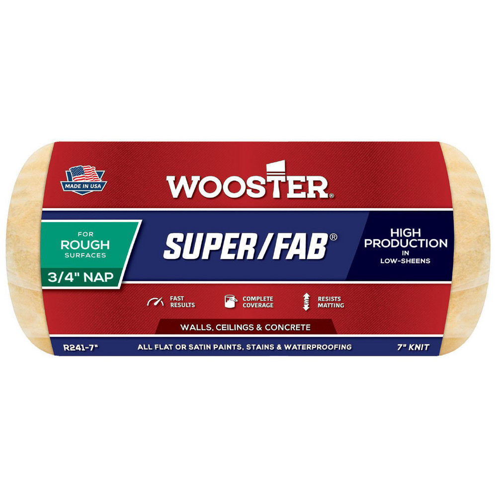Wooster Brush - 3/4" Nap, 7" Wide Paint Roller - 02015121 - MSC ...