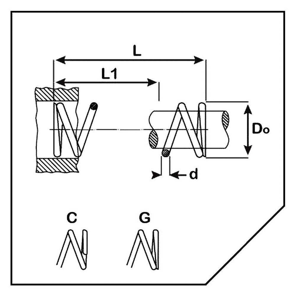 Associated Spring Raymond - Precision Compression Spring: 14.10 mm OD ...