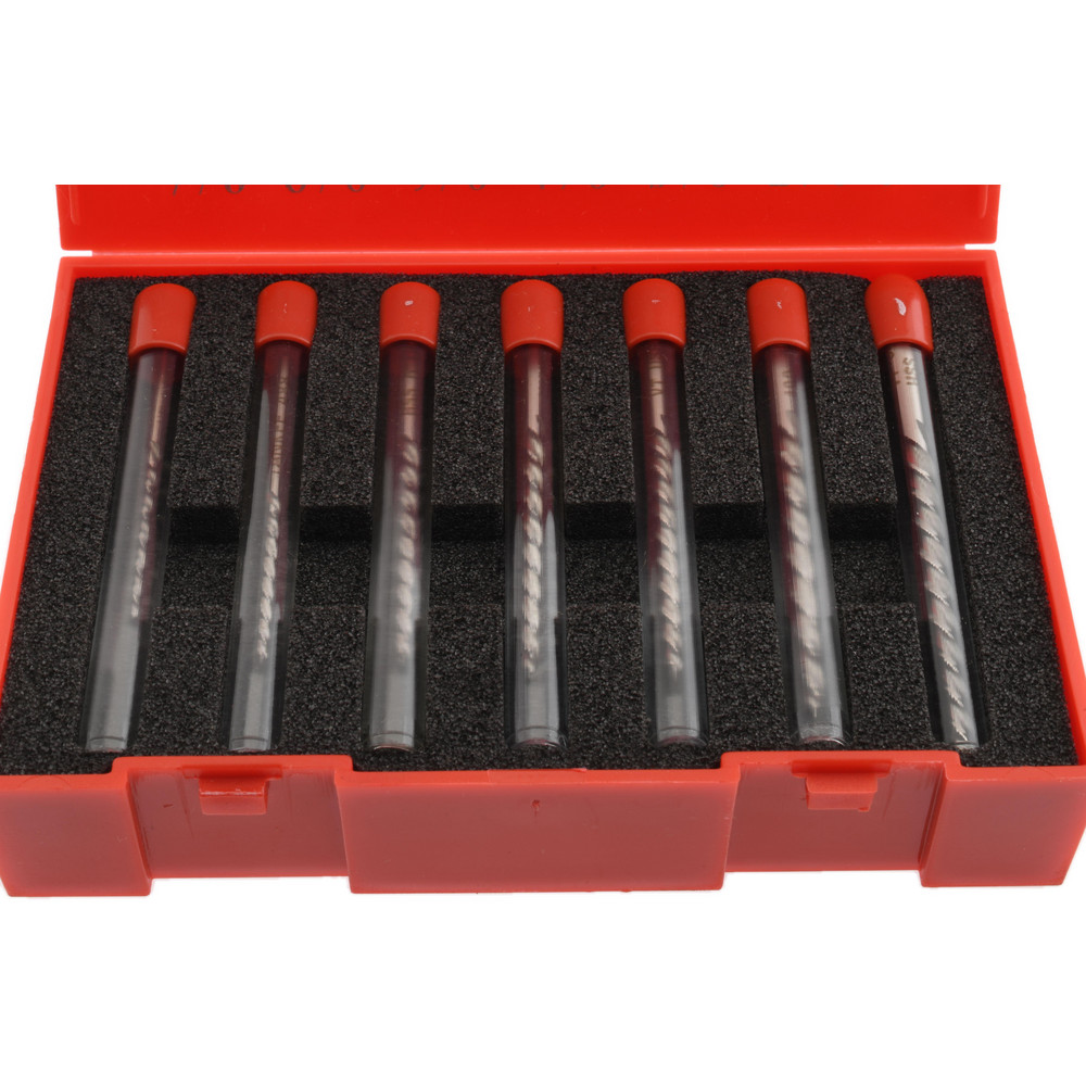 Made in USA - #0 to #7 Pin, Straight Shank, Taper Pin Reamer Set | MSC ...