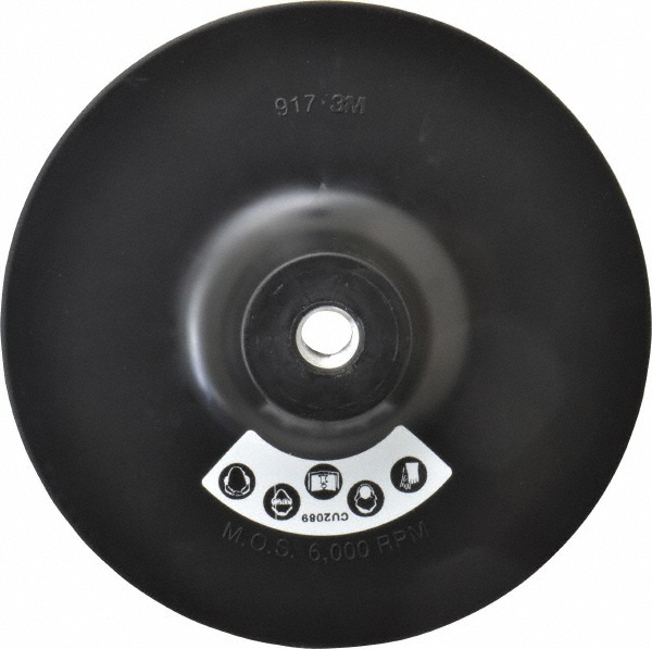 3M - 7" Diam Hook & Loop Disc Backing Pad - 02061141 - MSC Industrial ...