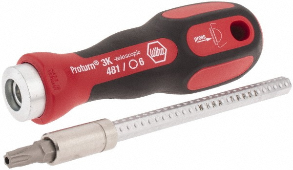 Wiha - 39 Pc 1/4" Drive Tamperproof Screwdriver Bit Set - 02074342 ...