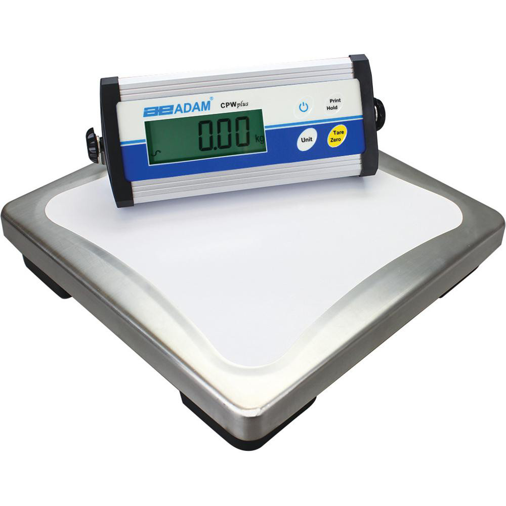 ADAM Equipment - Balance Scale: 75 lb Capacity, Digital LCD Display ...