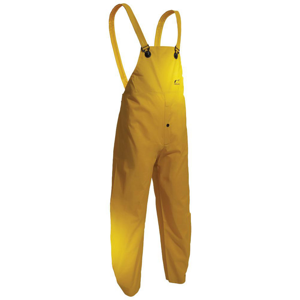 OnGuard - Rain Bib Overalls: Size Small, Polyester & PVC | MSC Direct