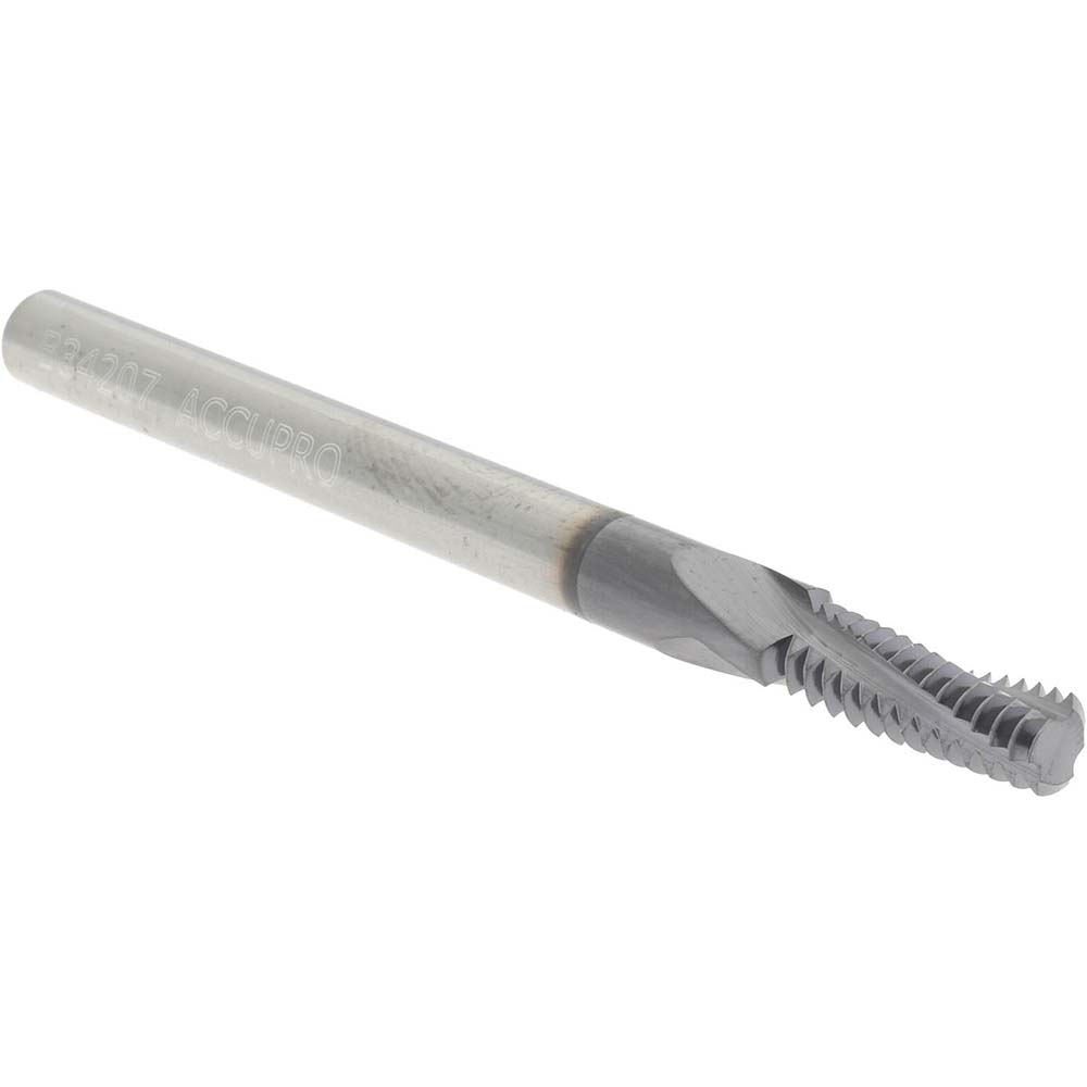 Accupro - Helical Flute Thread Mill: M6x1, Internal, 3 Flute, 6.00 mm ...