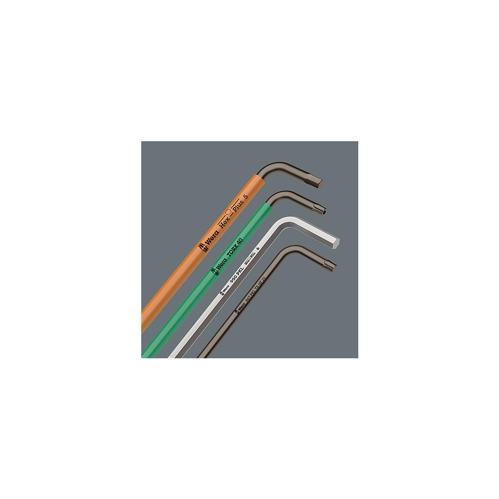 Wera - L-Handle Hex Key: 5.00 mm, Hex End, Long Arm | MSC Direct
