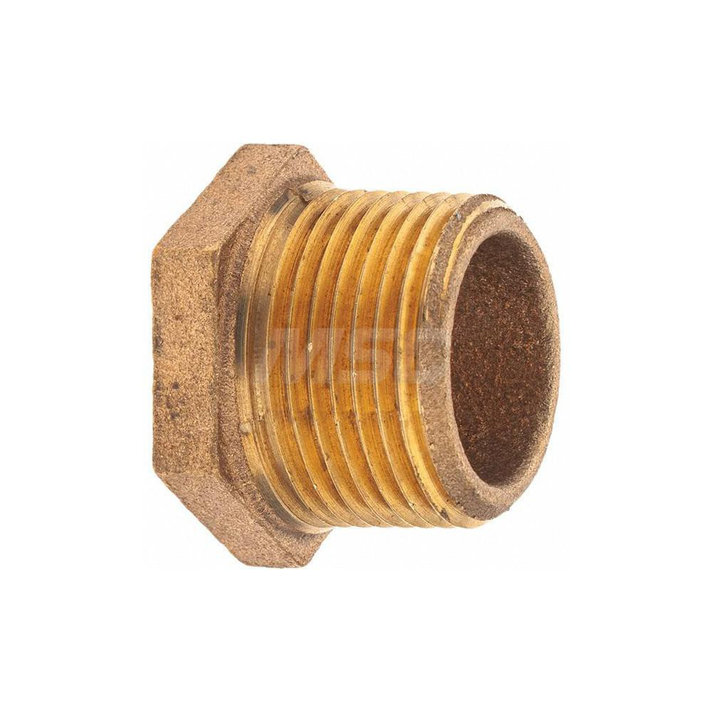 Merit Brass - 1 x 3/4" Brass Pipe Hex Bushing - 02203818 - MSC ...