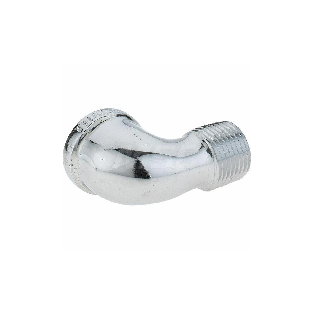 Merit Brass - 1/2" Red Brass/Chrome Pipe 90° Street Elbow - 02207892 ...