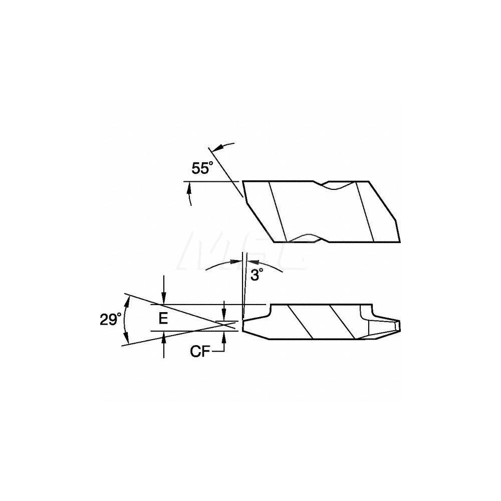 Kennametal - Threading Insert: NA3R4 KC5010, Carbide | MSC Direct