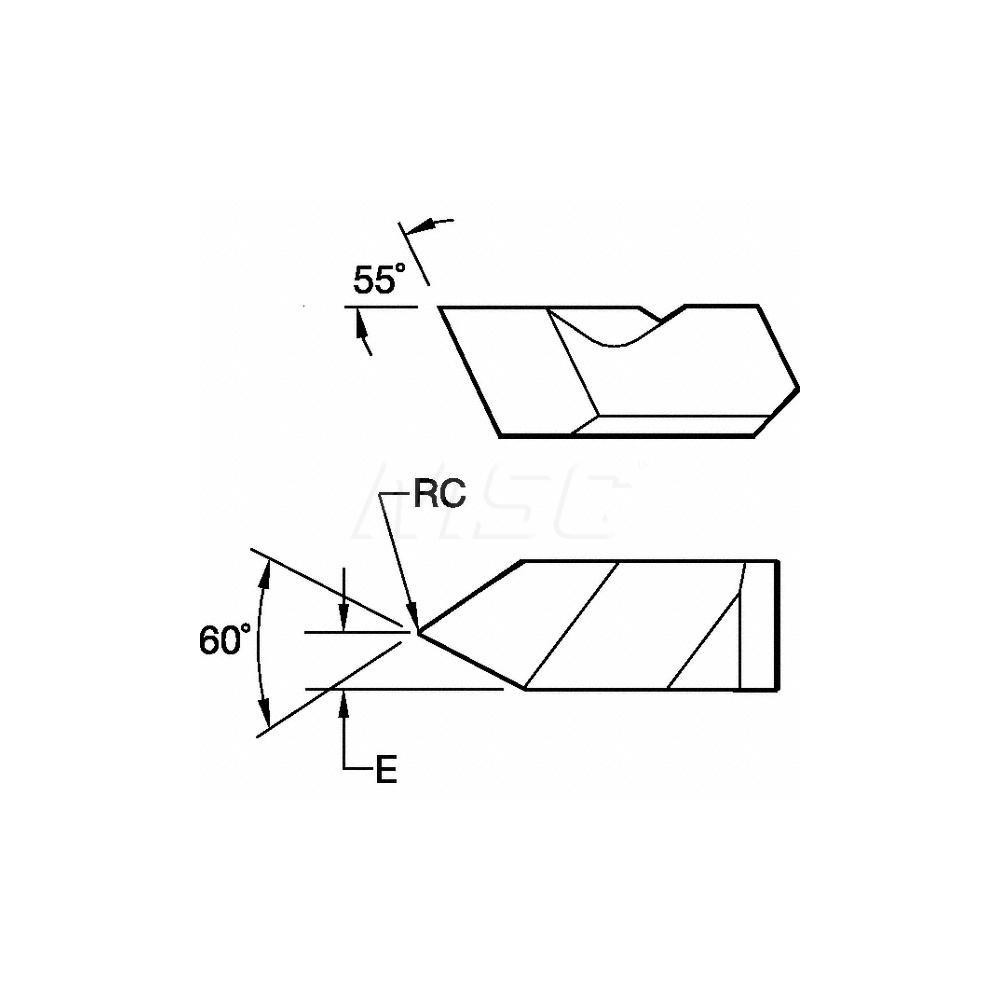Kennametal - Threading Insert: NT1L KC5025, Carbide | MSC Direct