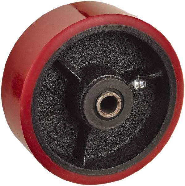Value Collection - 5" Diam x 2" Wide, Polyurethane Caster Wheel ...