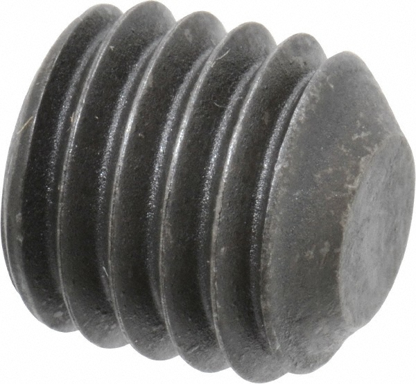 Value Collection - 1/2-13 UNC, 1/2" OAL, Flat Point Set Screw ...