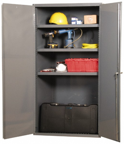 Durham - 2 Shelf Locking Storage Cabinet - 02327823 - MSC Industrial Supply