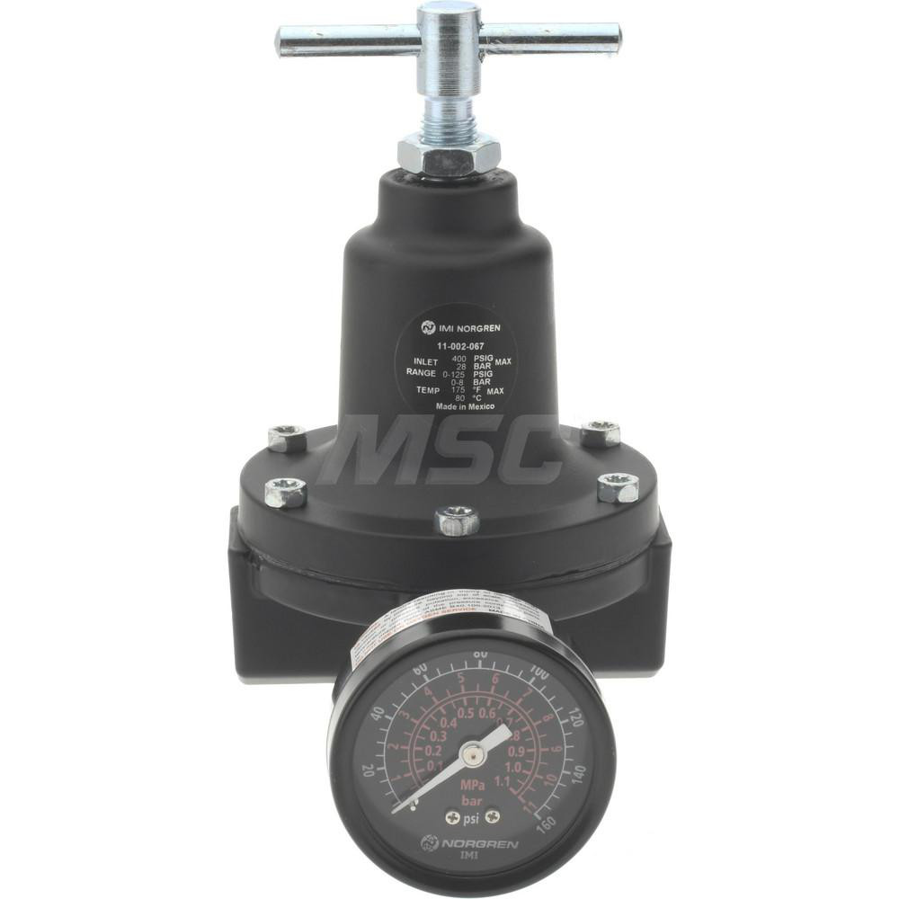 Norgren - Compressed Air Regulator: 1/2" NPT, 400 Max psi | MSC Direct