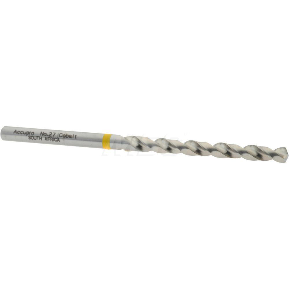Accupro - Jobber Length Drill Bit: #27 (0.1440) Dia, 130 deg, Vanadium ...
