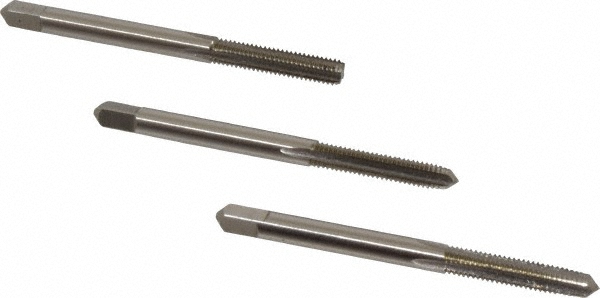 Hertel - #10-32 UNF, 4 Flute, Bottoming, Plug & Taper, Bright Finish ...