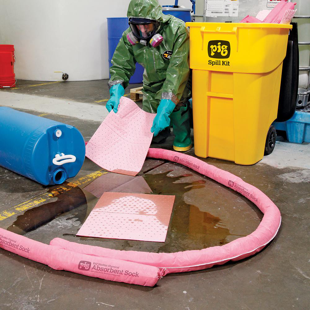 New Pig - Spill Kits; Kit Type: Chemical & Hazardous Material Spill Kit ...